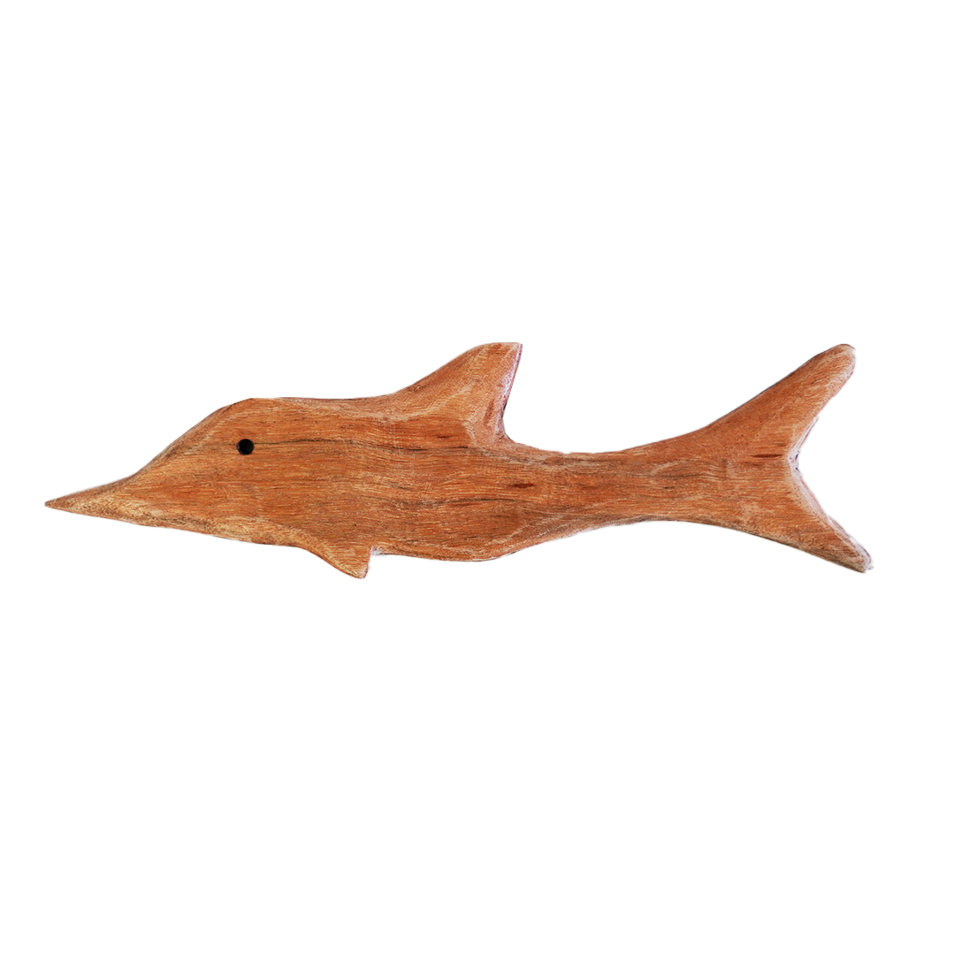 Hand Carved Wooden Dolphin | Bukaway